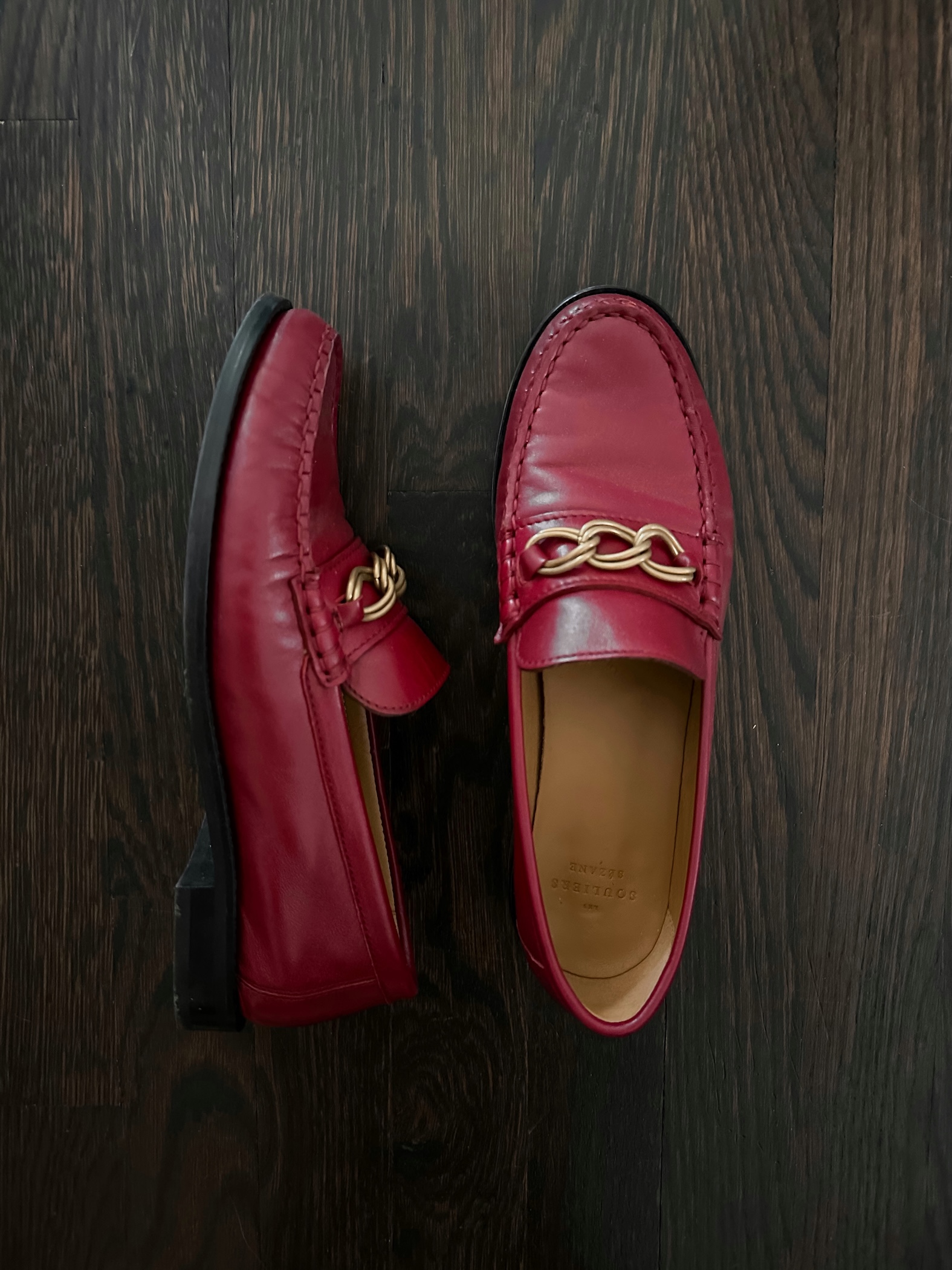 Four Ways to Wear Red Loafers - Michelle Tomczak