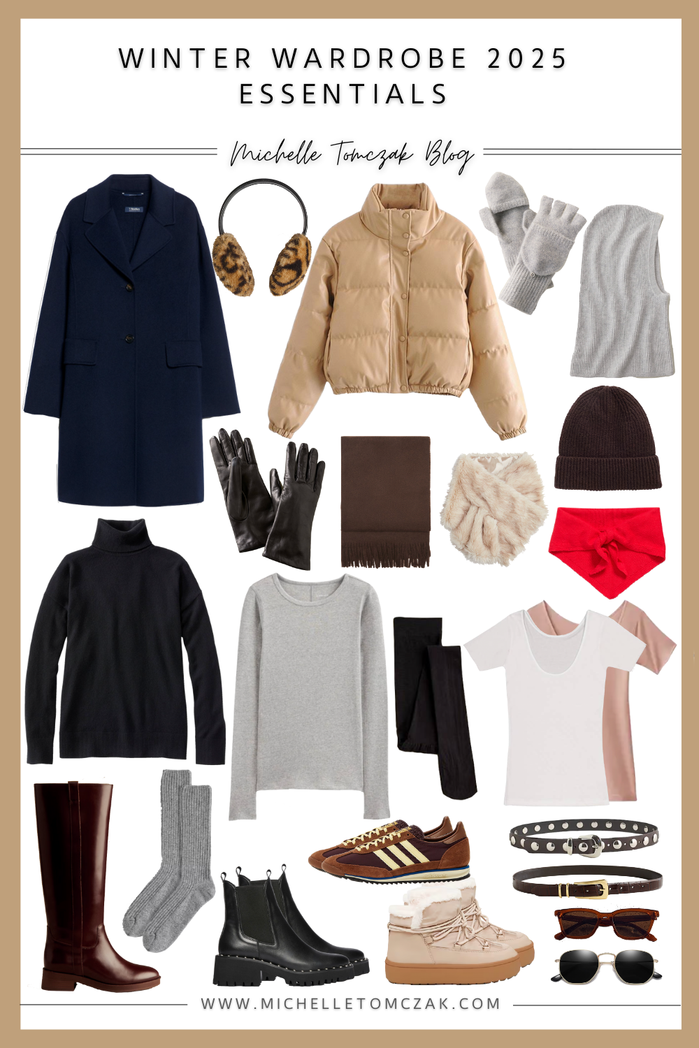 Winter Wardrobe Essentials 2025 - 2026 - Michelle Tomczak